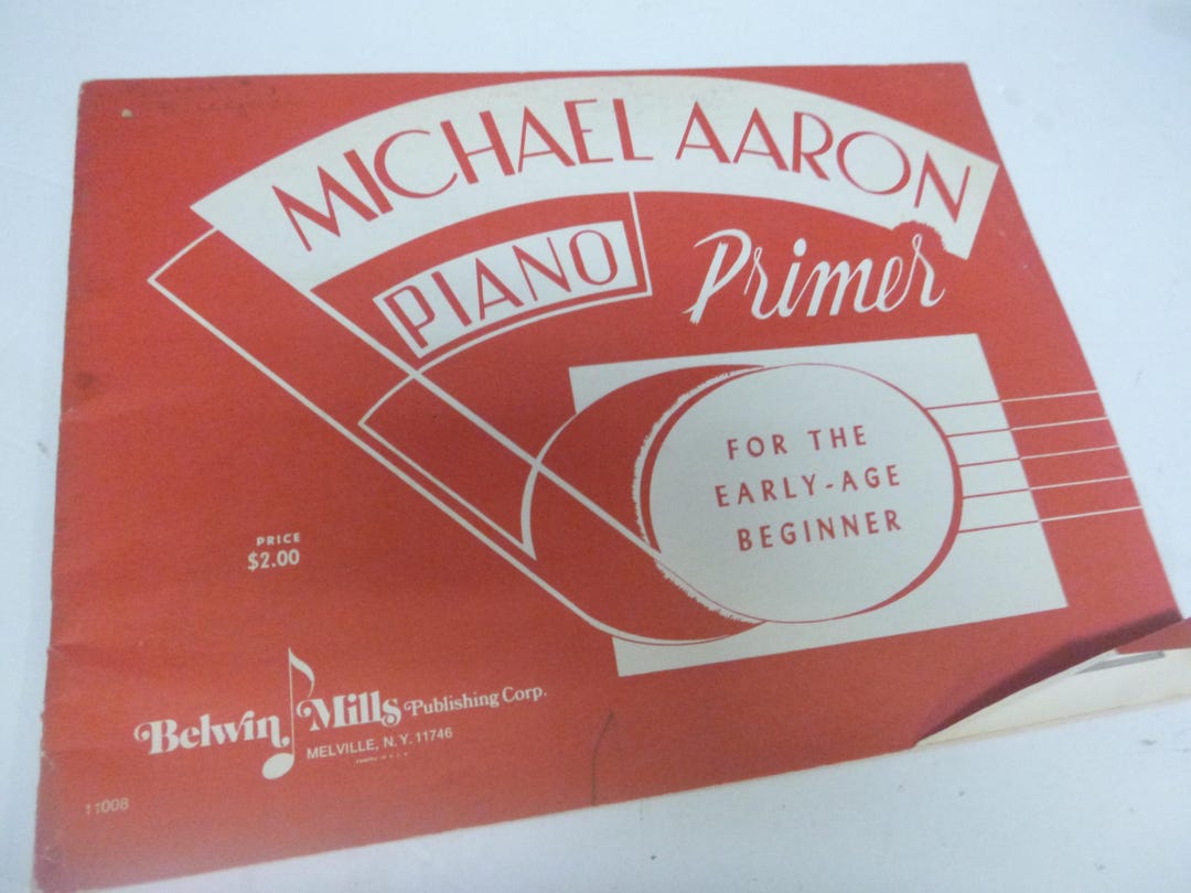 1947 Michael Aaron Piano Primer Music Book for Early-age Beginner - Etsy