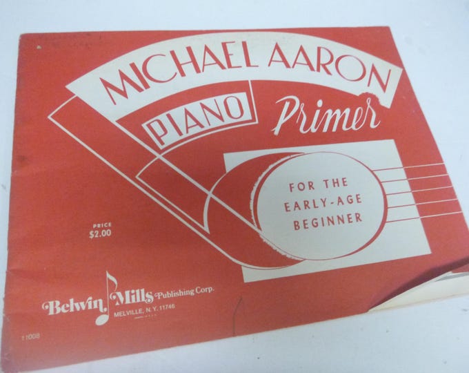 1947 Michael Aaron Piano Primer Music Book for Early-age Beginner - Etsy