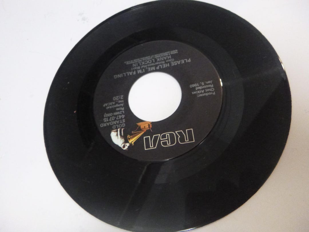 Hank Locklin – Please Help Me, I'm Falling Vinyl 7" - Etsy