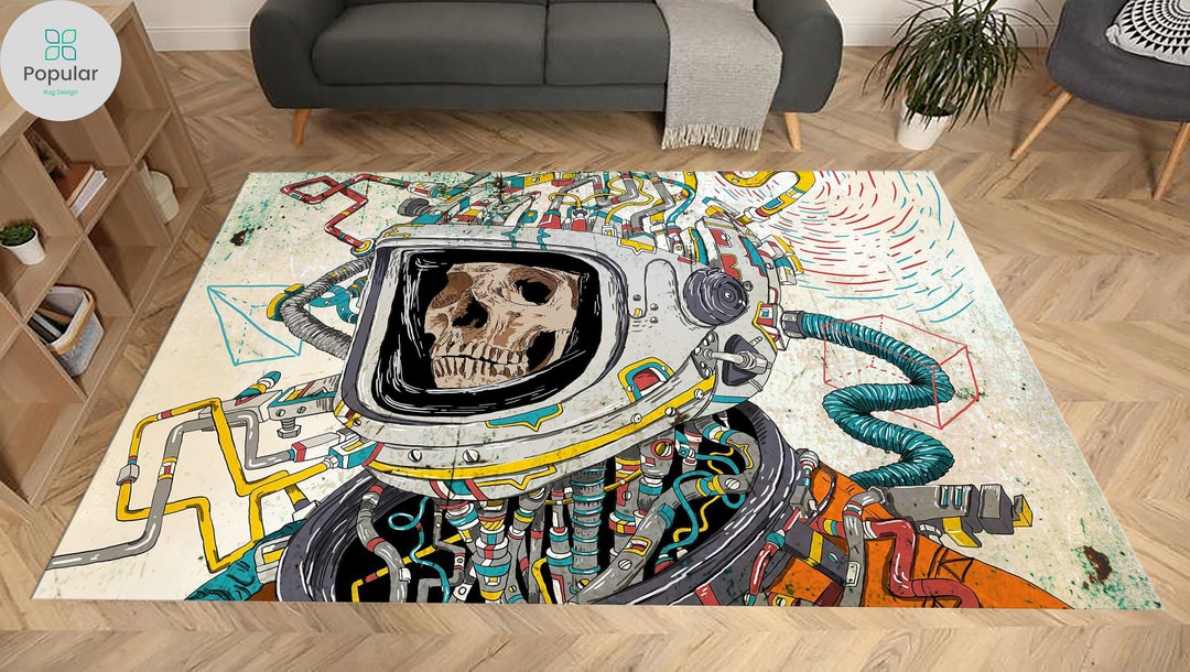 Space Science Astronaut Carpet,space Rug Design for Home Decoration ...