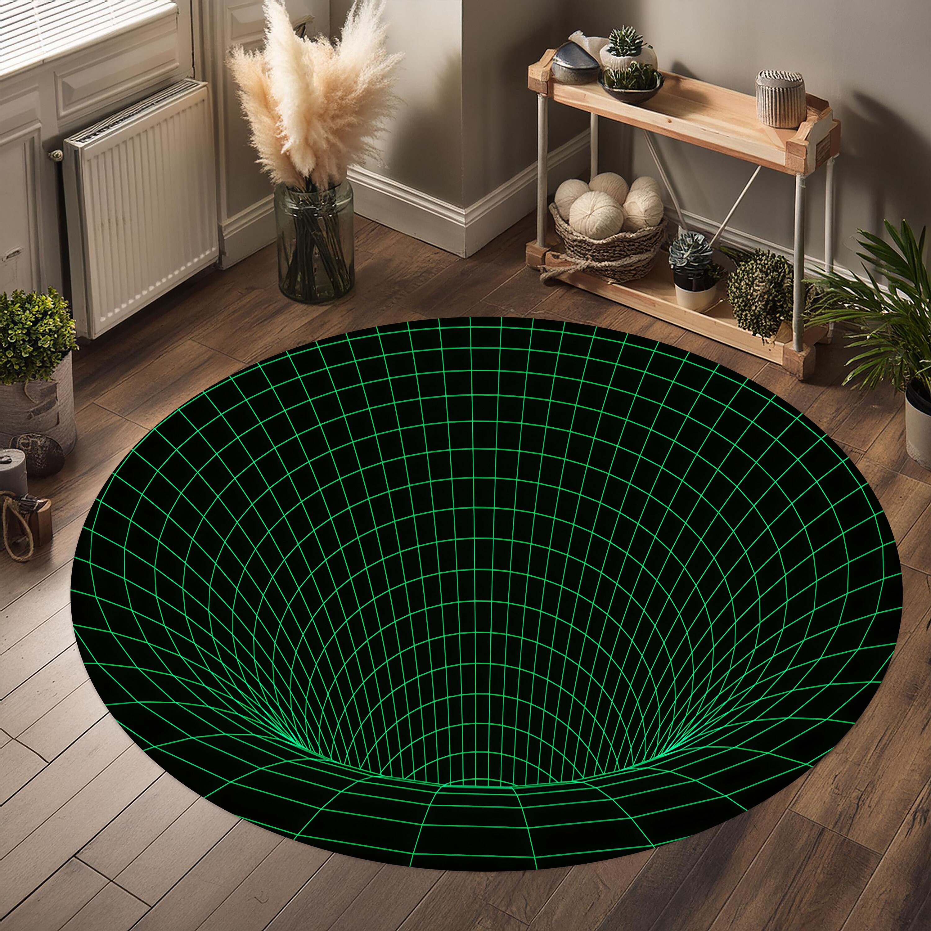 Optical Illusion Rug, Illusion Rug, Optical Illusion, Vortex Illusion ...