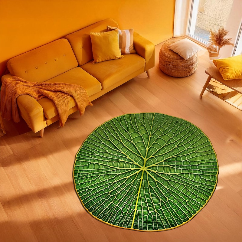 Leaf Rug - Etsy