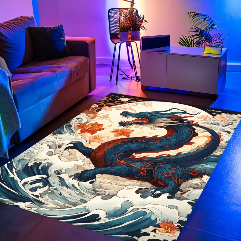 Chinese Dragon Rugs - Etsy