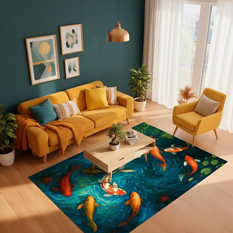 Japanese Style Rugs - Etsy