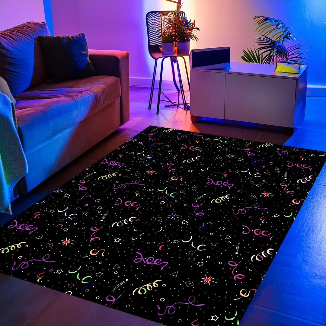 Arcade Rug, Alley Rug, Gamer Rug, 80s Rug, Retro Rug, Washable Rug, Non ...