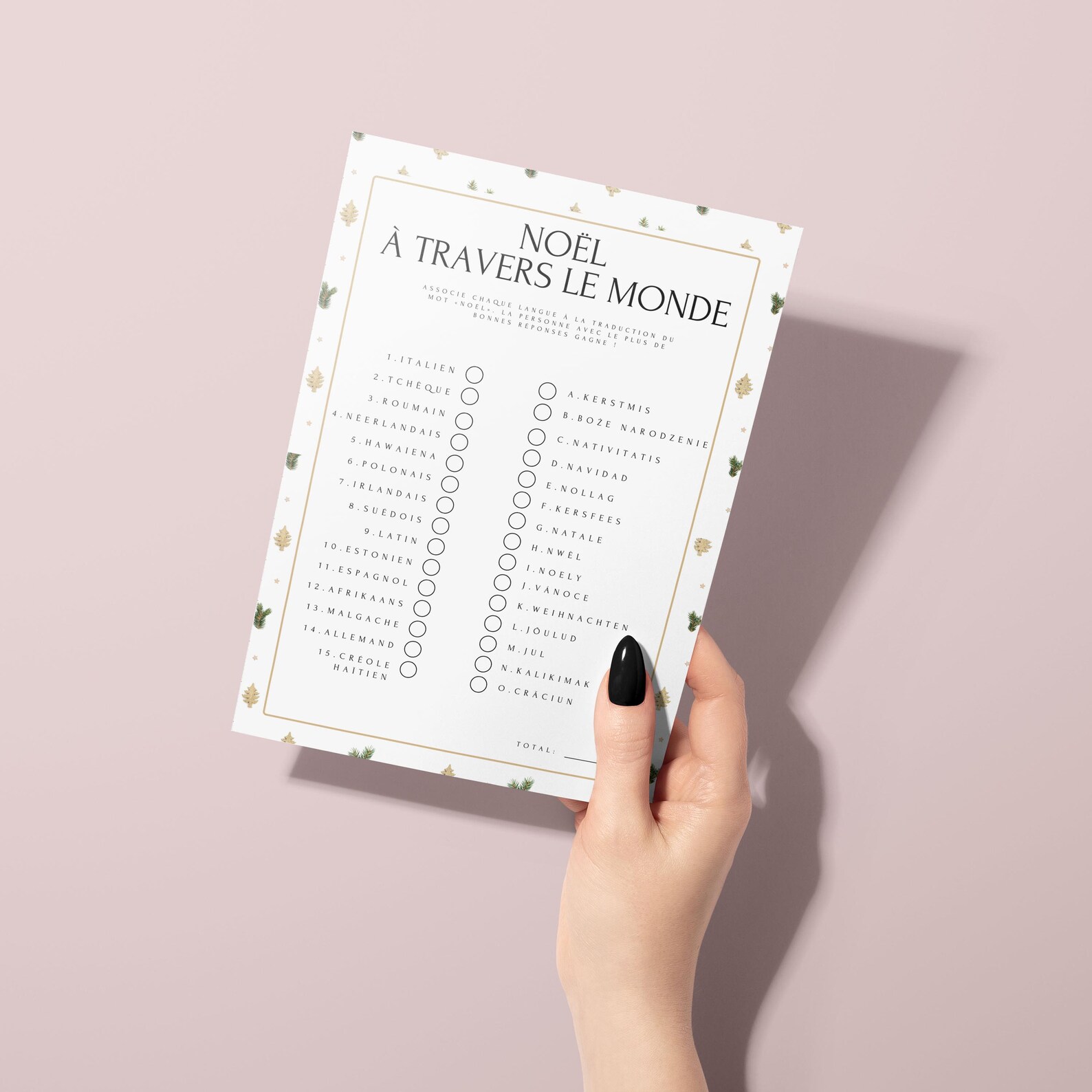 Printable Christmas Games for Adults - Christmas Activities - Christmas ...