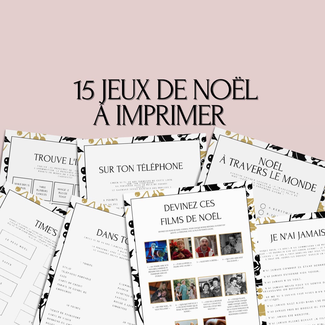 Printable Christmas Games for Adults - Christmas Activities - Christmas ...