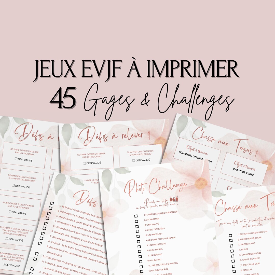 Printable Hen Party Games - 45 Pledges, Challenges & Forfeits for a Hen ...