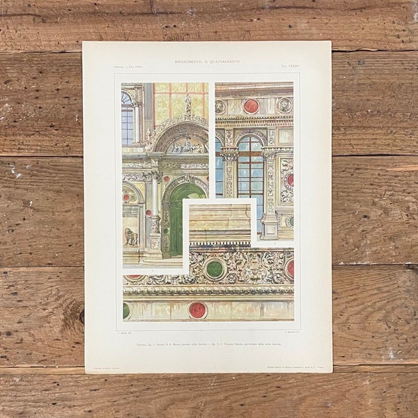 Renaissance Architectural Drawings - Etsy