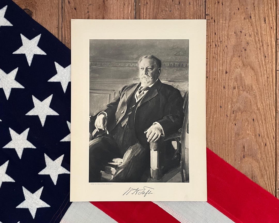 1912 William Howard Taft Print! Official Presidential White House ...