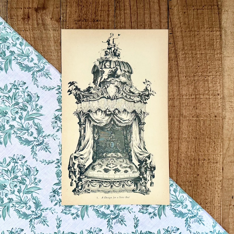 Rococo Bed - Etsy