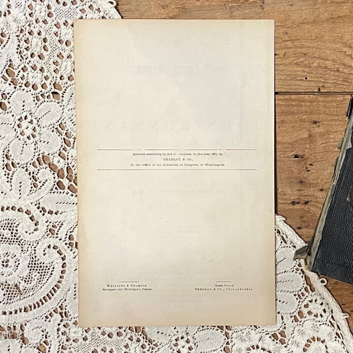 Pilgrims Progress Engraving Gates of the Celestial City John Bunyon ...