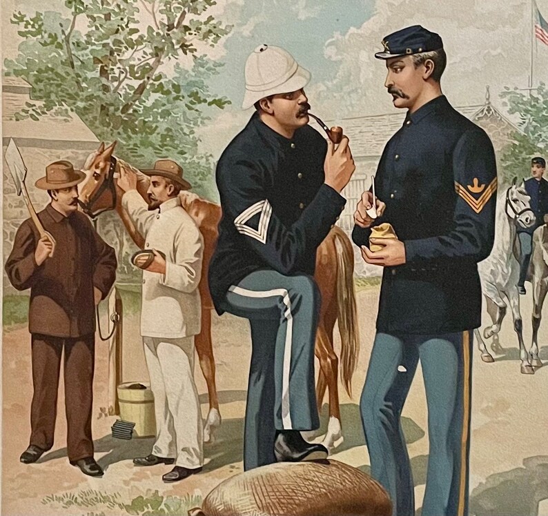 1888 US Army Enlisted Men General Wear & Fatigues Uniforms - Etsy