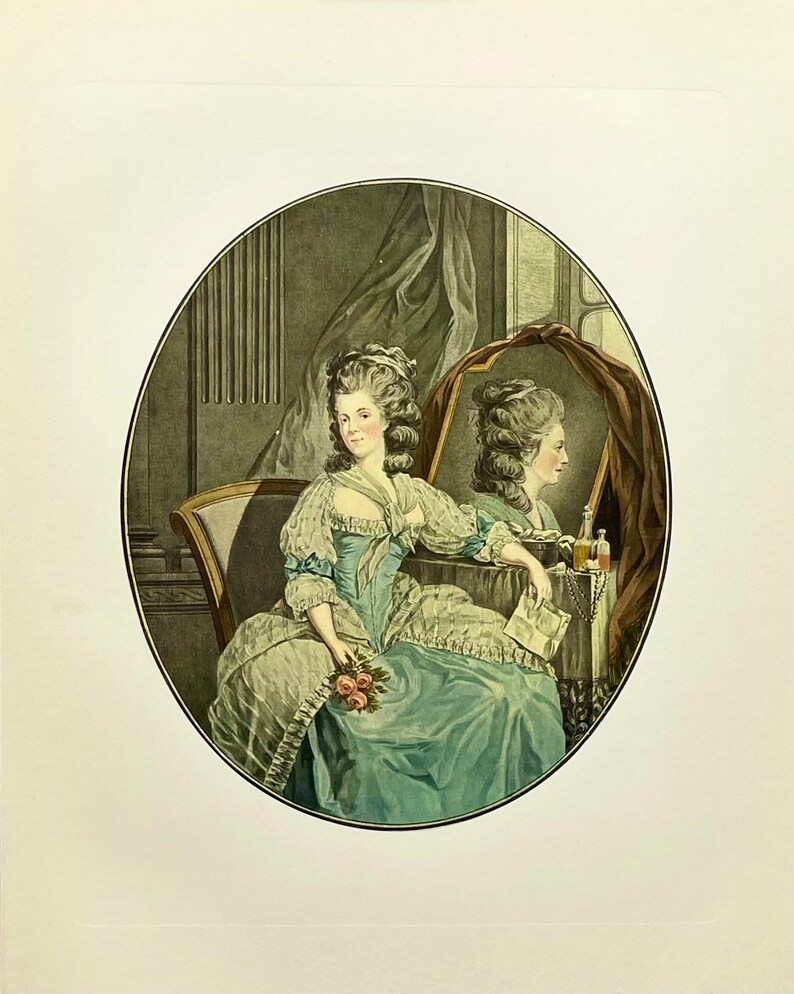 Mademoiselle Duthé! Rosalie Duthé! Illustrated Plate! Offset ...