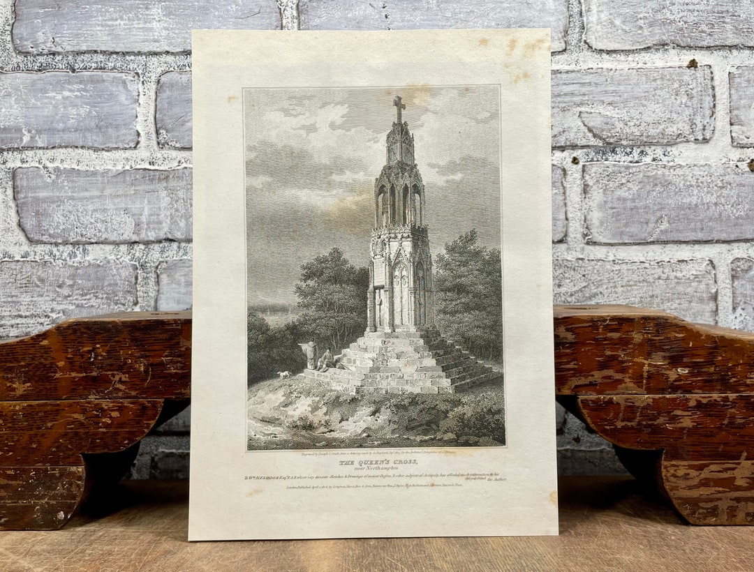 1807 the Queens Cross Book Plate Print Great Britain - Etsy