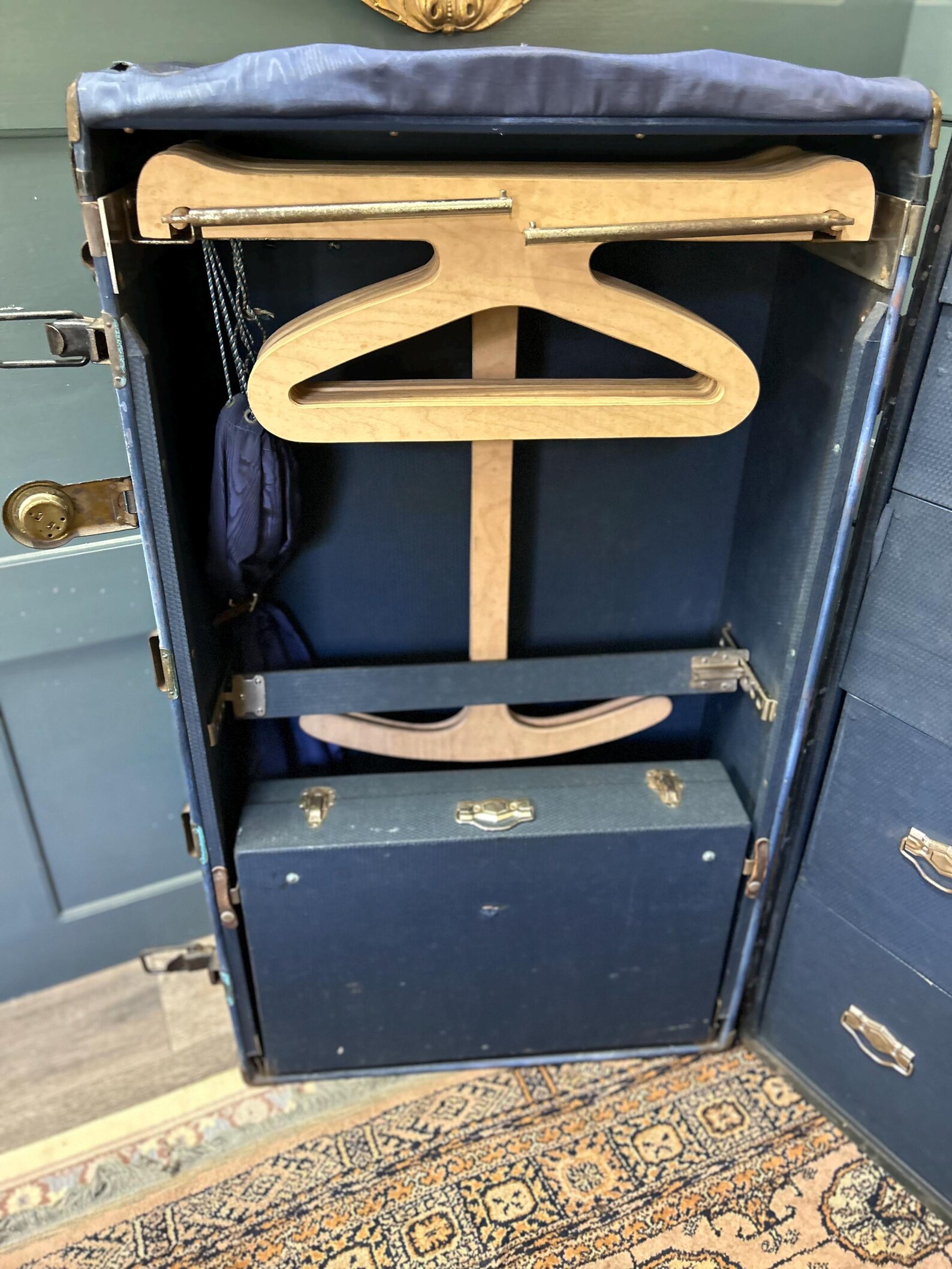 Antique Wardrobe Steamers Trunk - Etsy UK