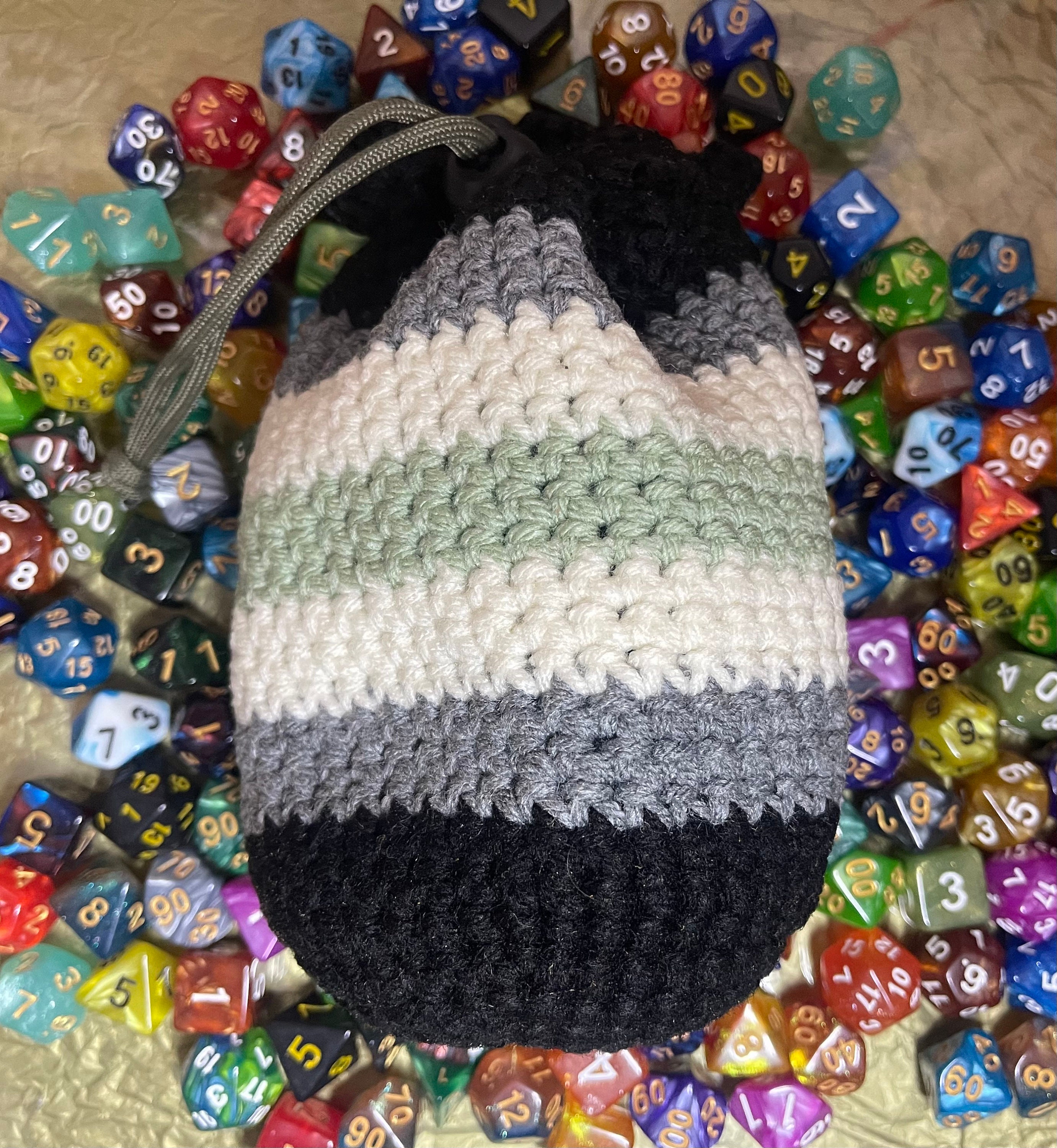 Pride Dice Bags: Agender Aroace Aromantic Asexual - Etsy