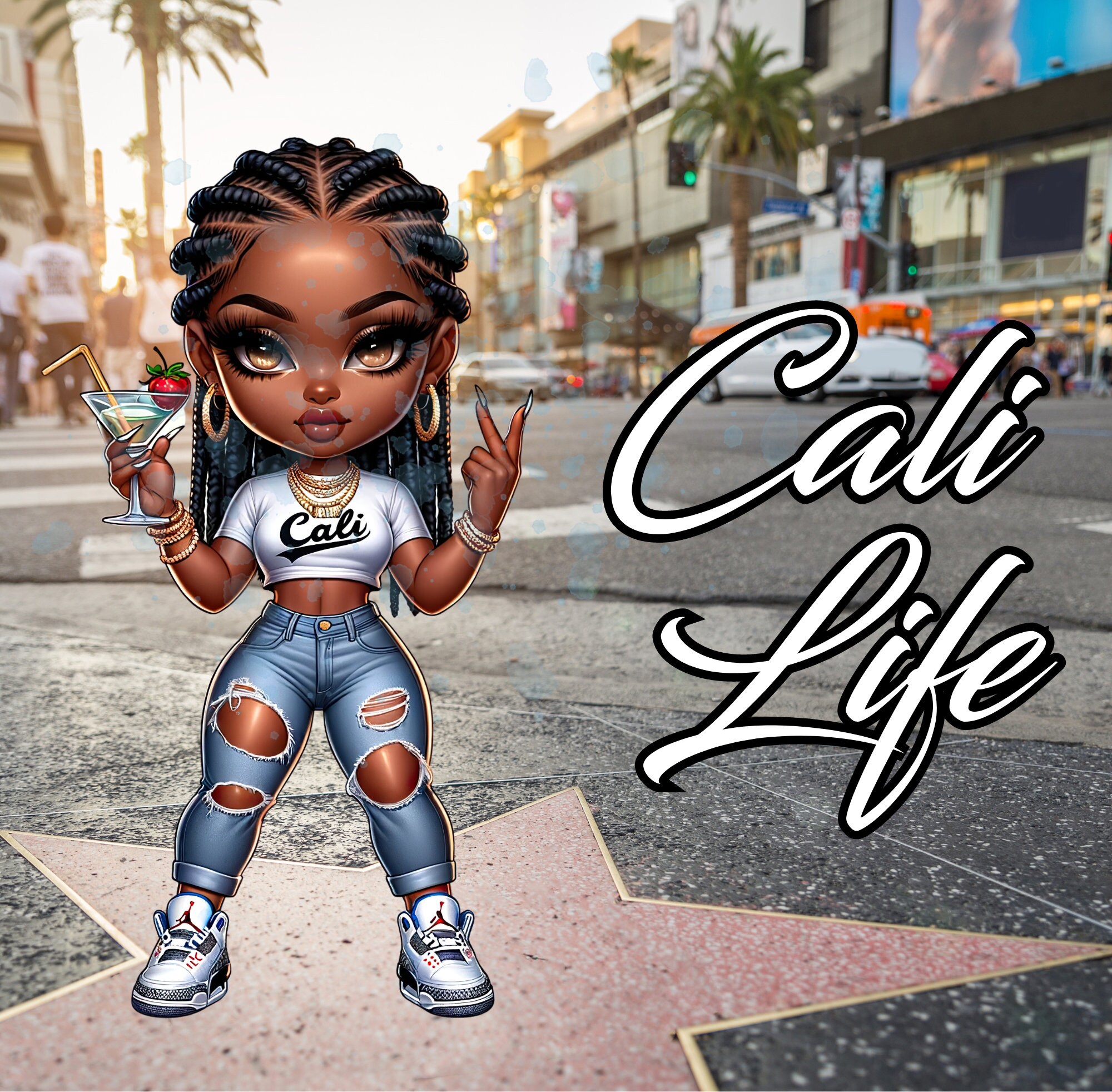 Cali Life 20 0z Insulate Tumbler Png - Etsy