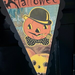 Vintage Look Halloween Banner - Etsy