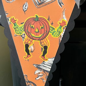 Vintage Look Halloween Banner - Etsy