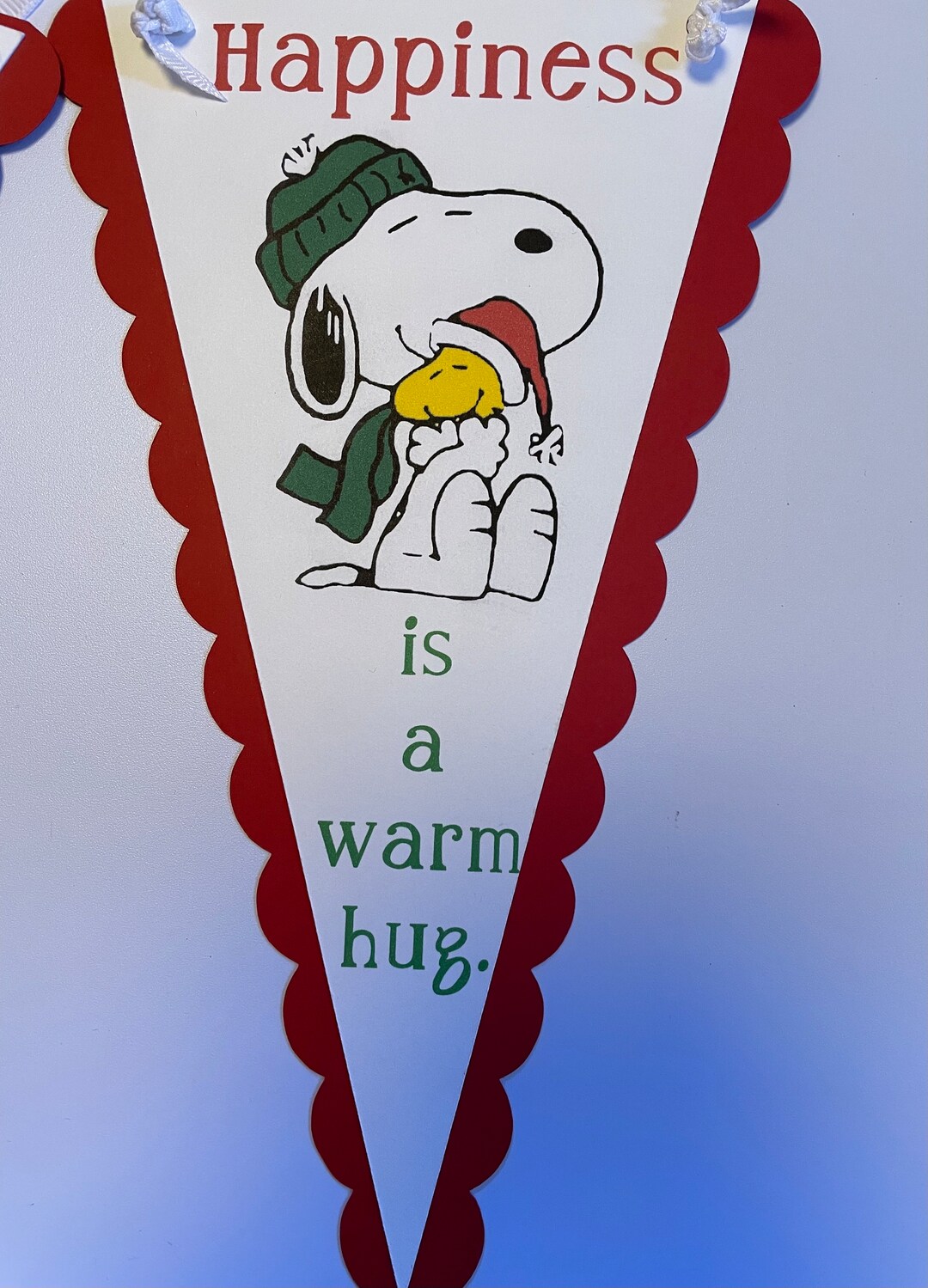 Snoopy Christmas Banner - Etsy