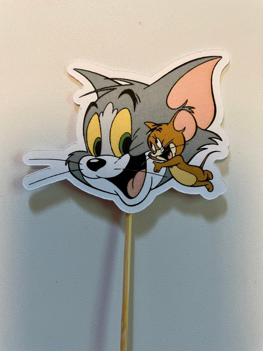 Tom and Jerry Cupcake Picks/toppers - Etsy