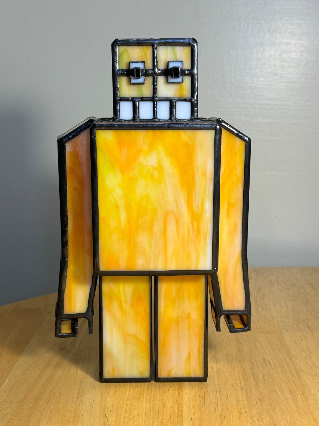Stained Glass Robot - Etsy