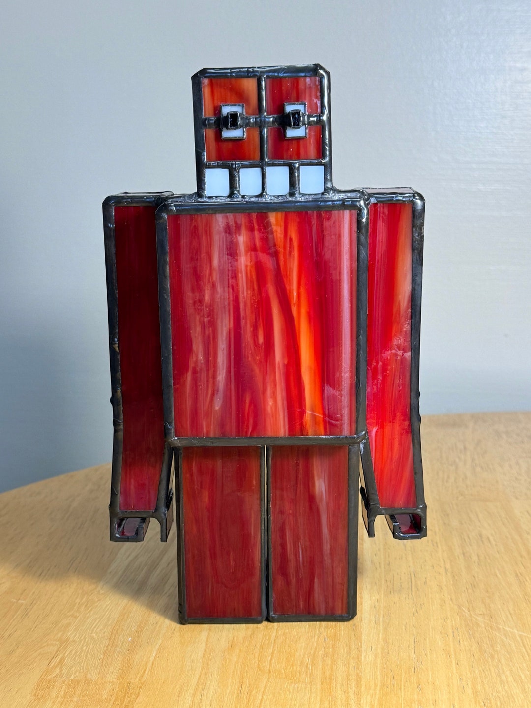 Stained Glass Robot - Etsy