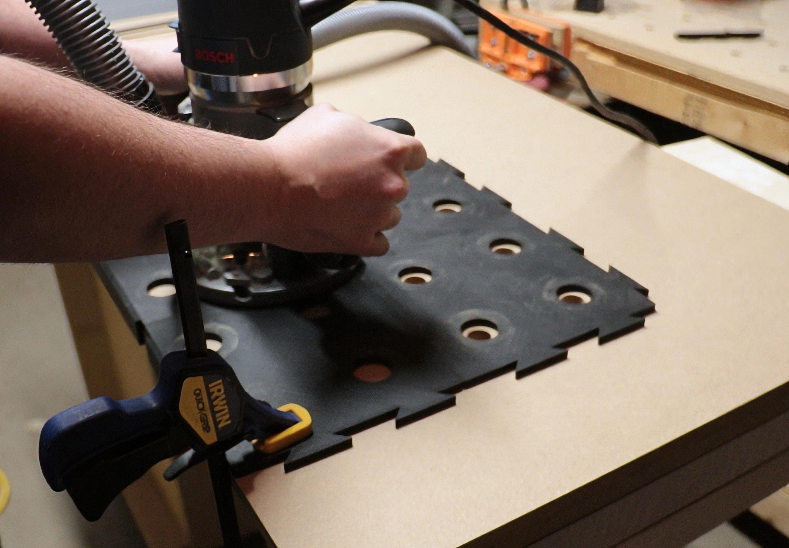 Modular MFT Router Jig – Fast 96mm Hole Drilling System – Includes ...
