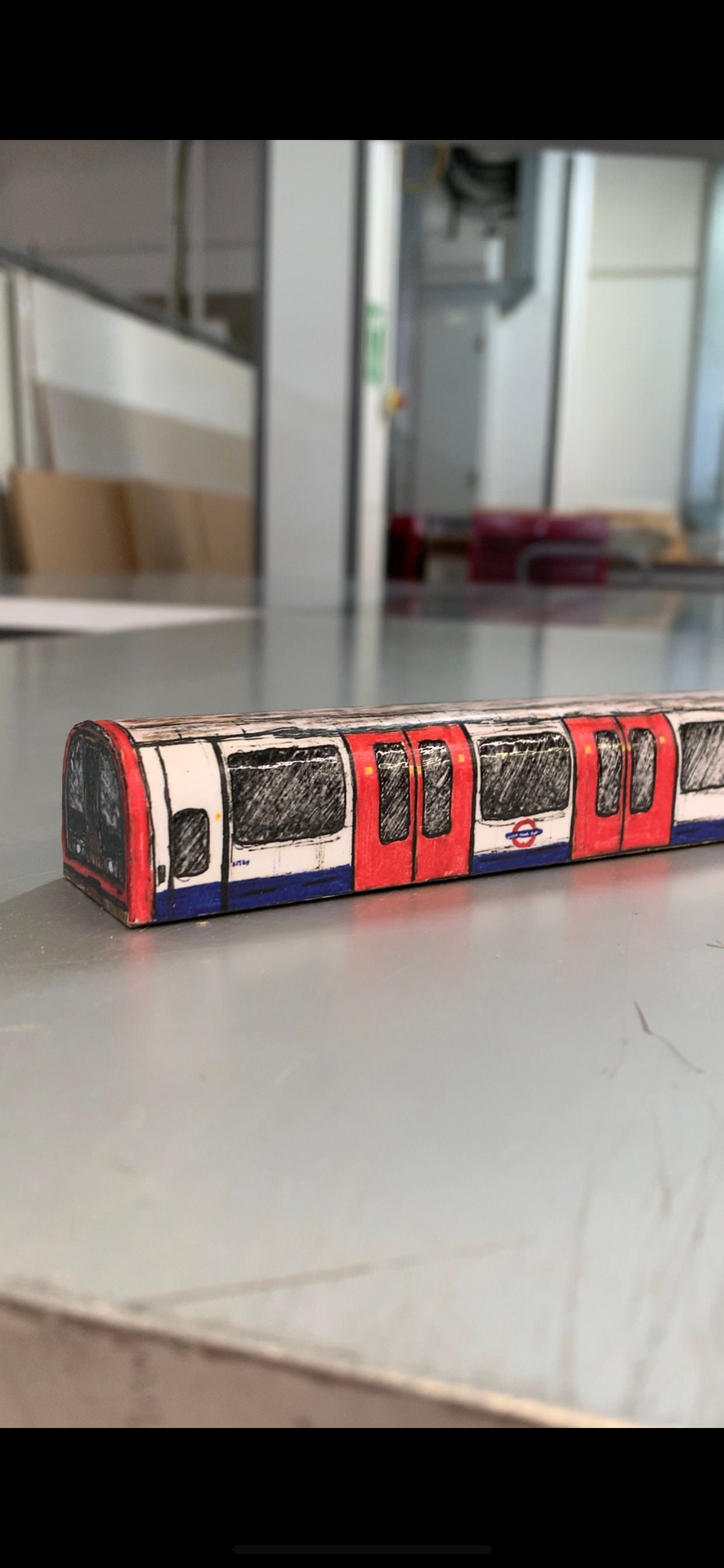London Underground Hand-made Wooden Model (central Line). - Etsy
