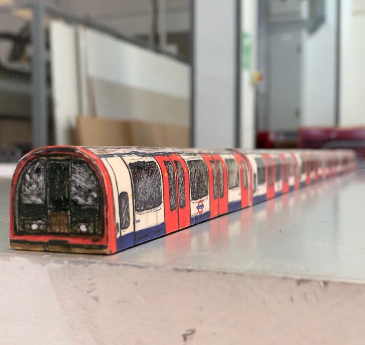 London Underground Hand-made Wooden Model (central Line). - Etsy