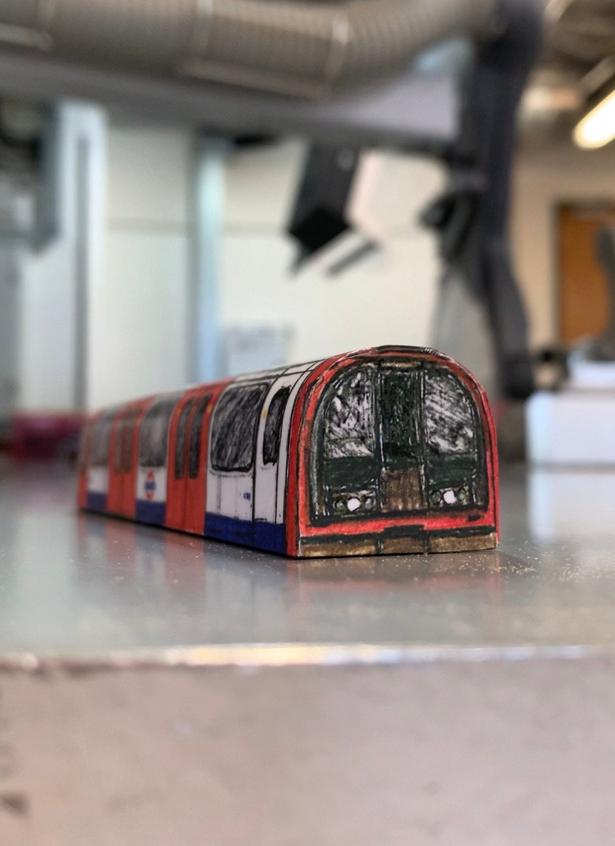 London Underground Hand-made Wooden Model (central Line). - Etsy