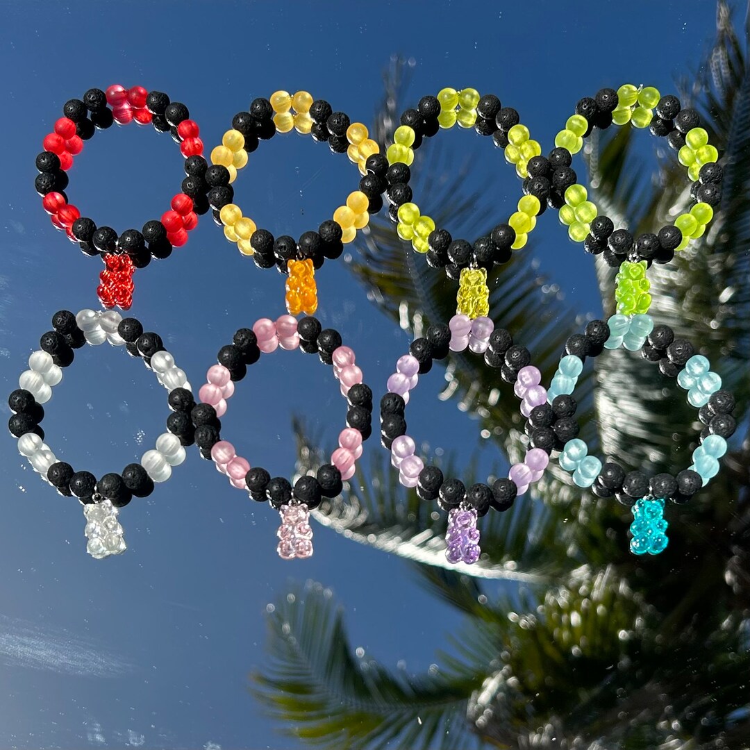 Handmade Colorful and Bright Gummy Bear Lava Rock Diffuser - Etsy