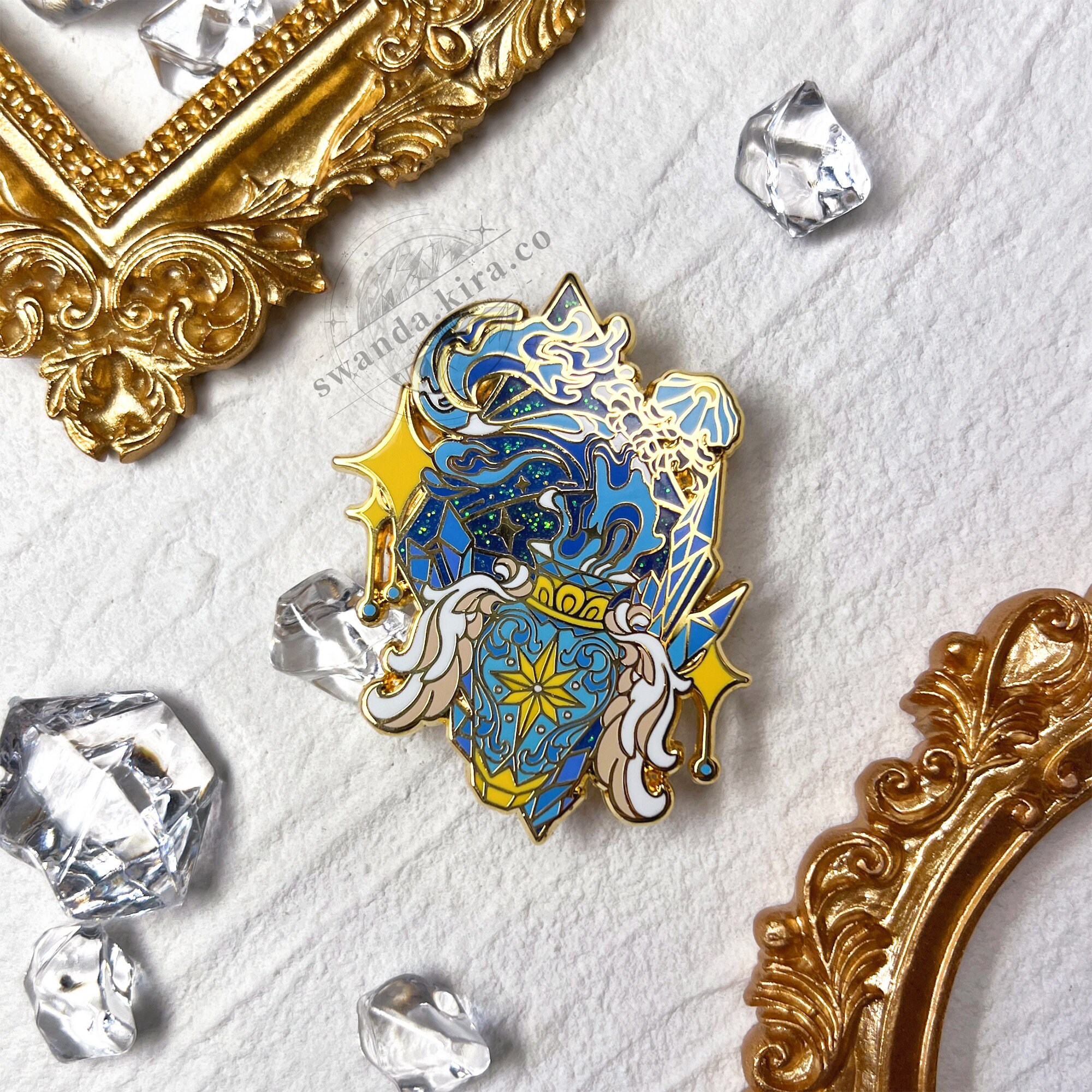 Original Designed 12 Zodiac Signs Hard Enamel Pin - Etsy