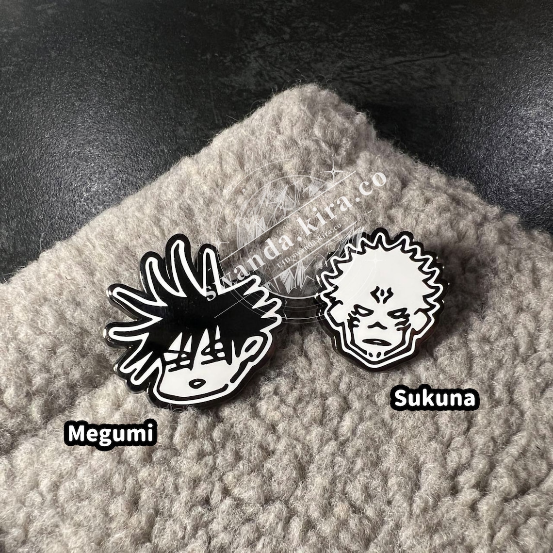 Jujutsu Anime Chibi Head Hard Enamel Pin - Etsy