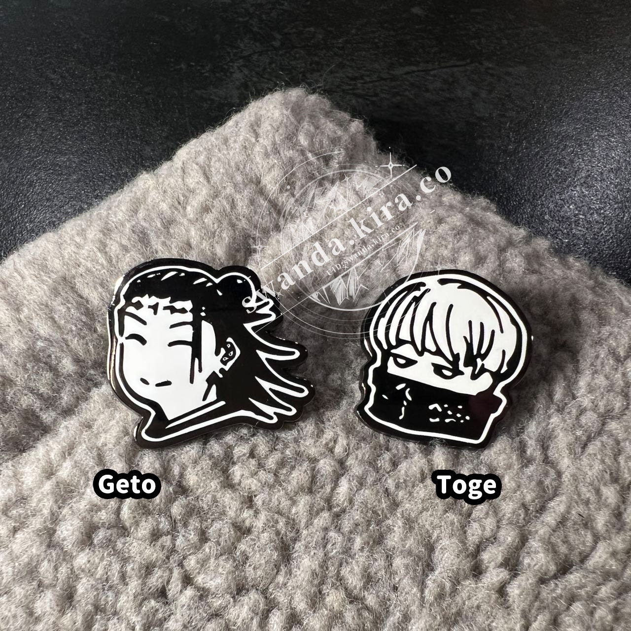 Jujutsu Anime Chibi Head Hard Enamel Pin - Etsy