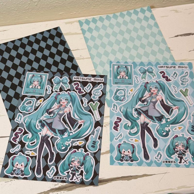 Hatsune Miku Sticker - Etsy