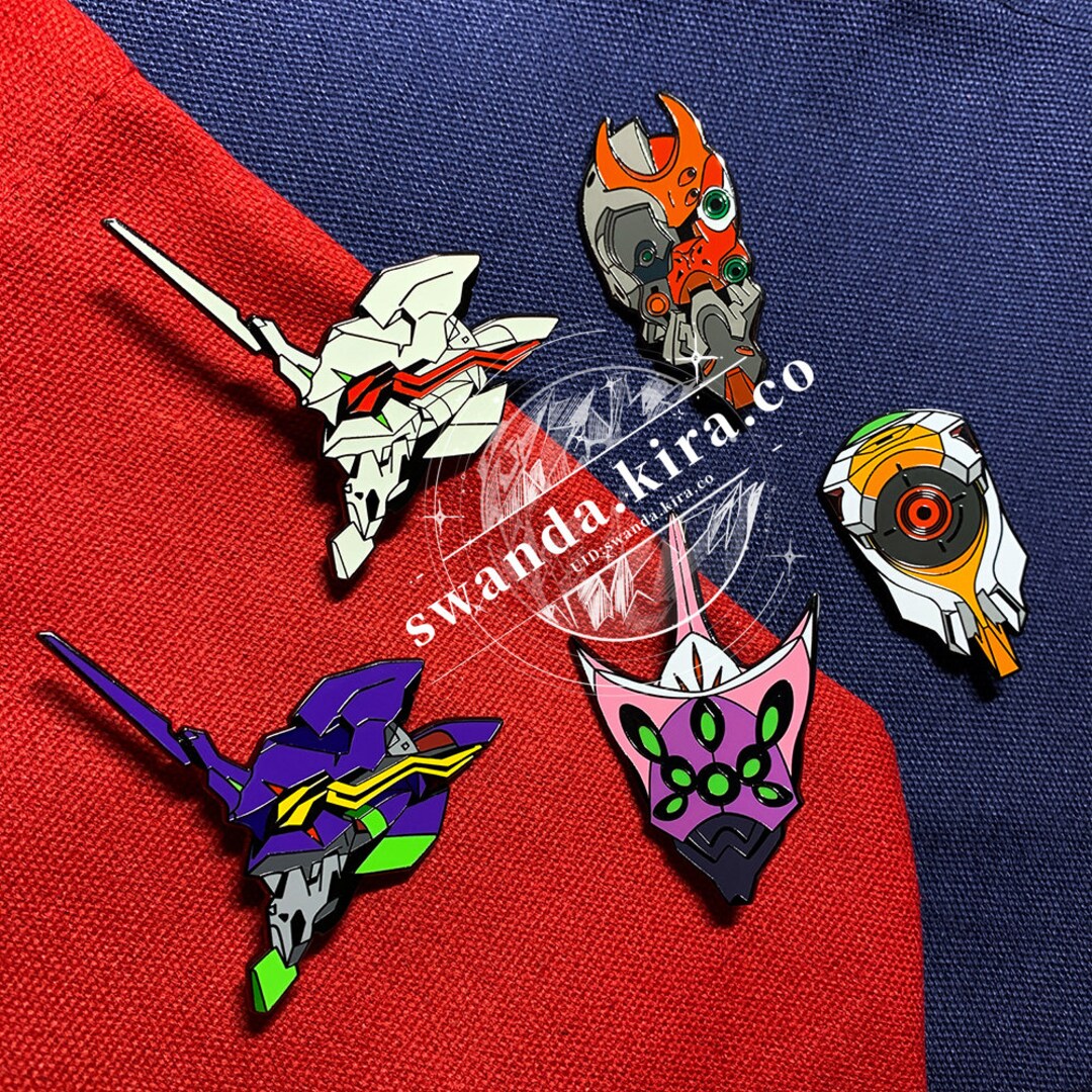 EVA Evangelion Super Mecha Space Ship Hard Enamel Pin - Etsy