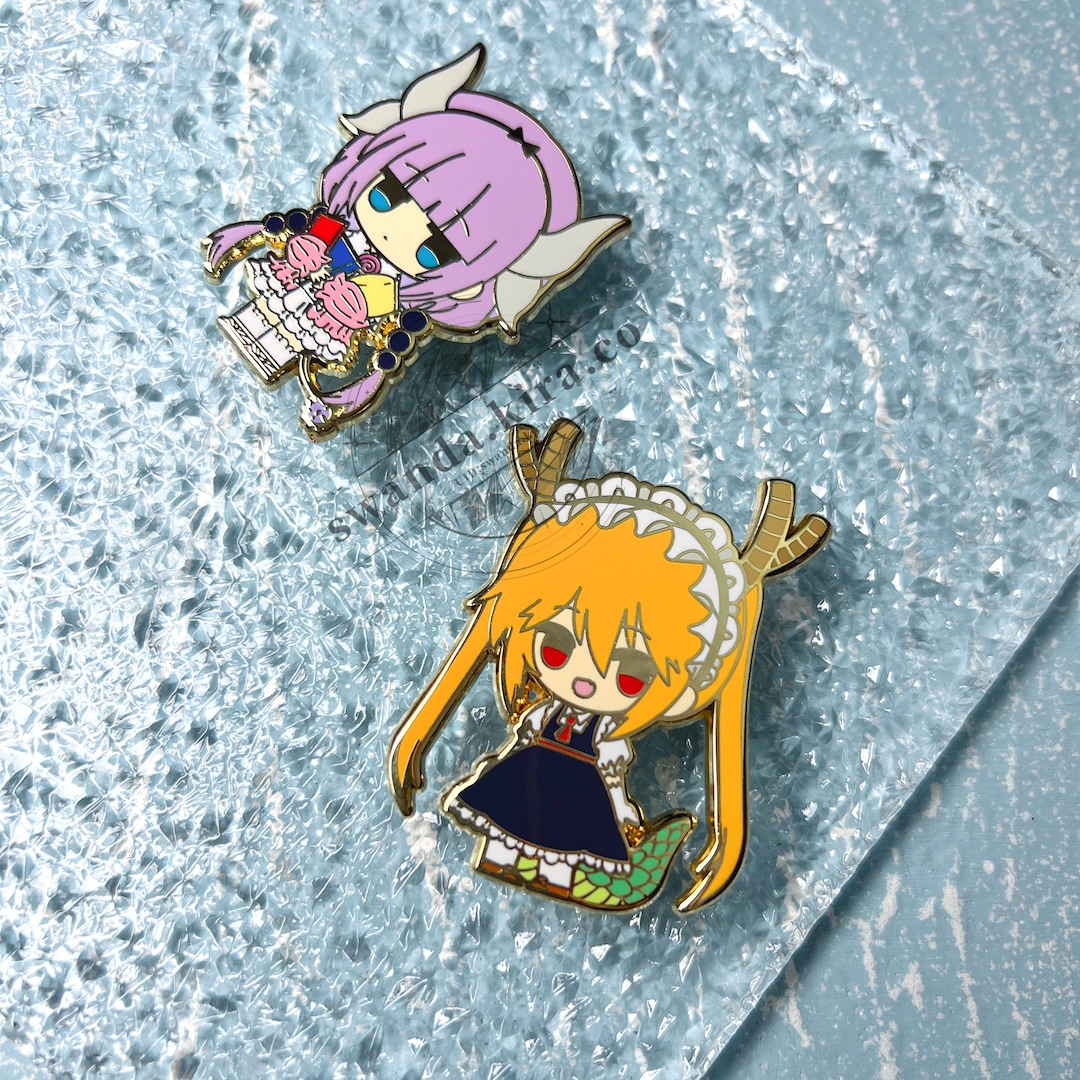 Cute Anime Maid Hard Enamel Pin - Etsy