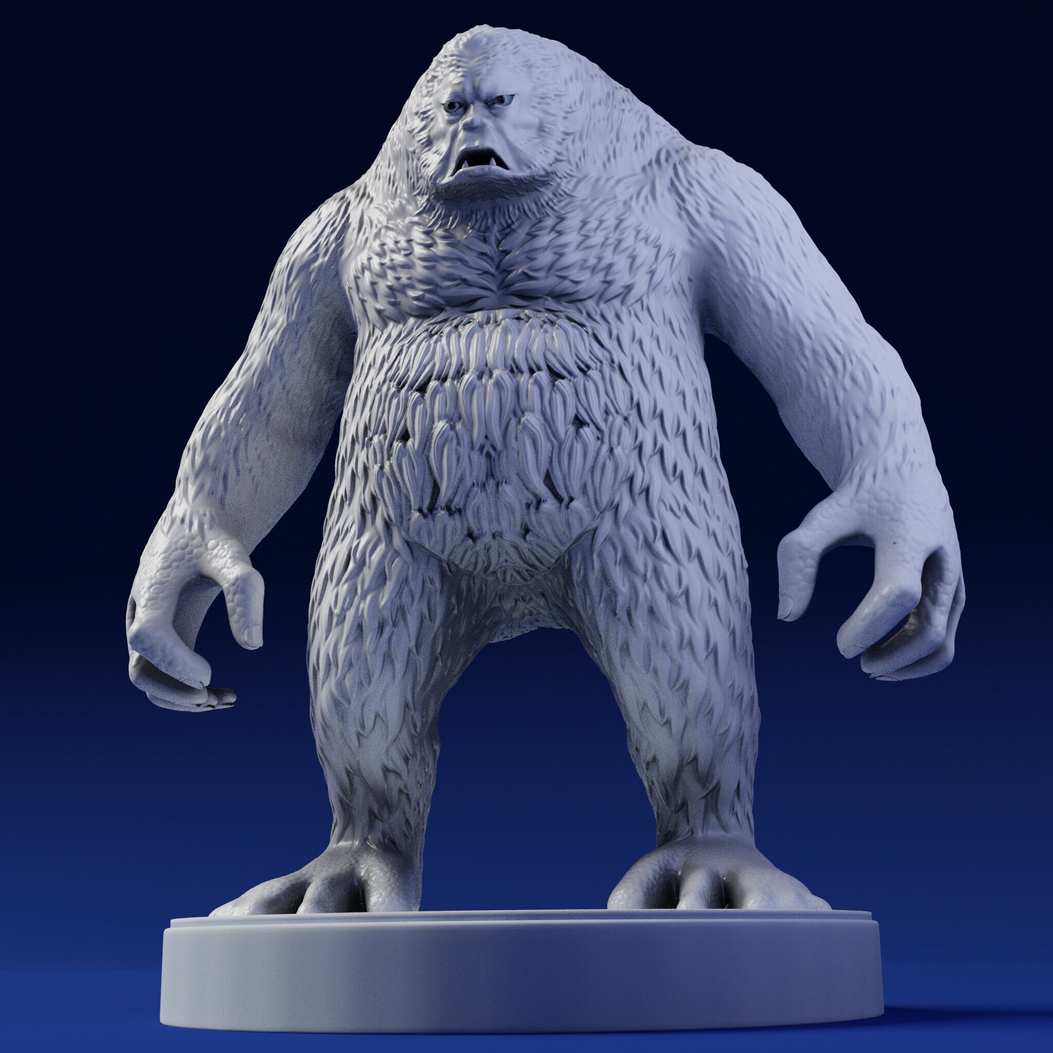 Big Foot 3D Printed Tabletop Resin Miniature D&D TTRPG - Etsy