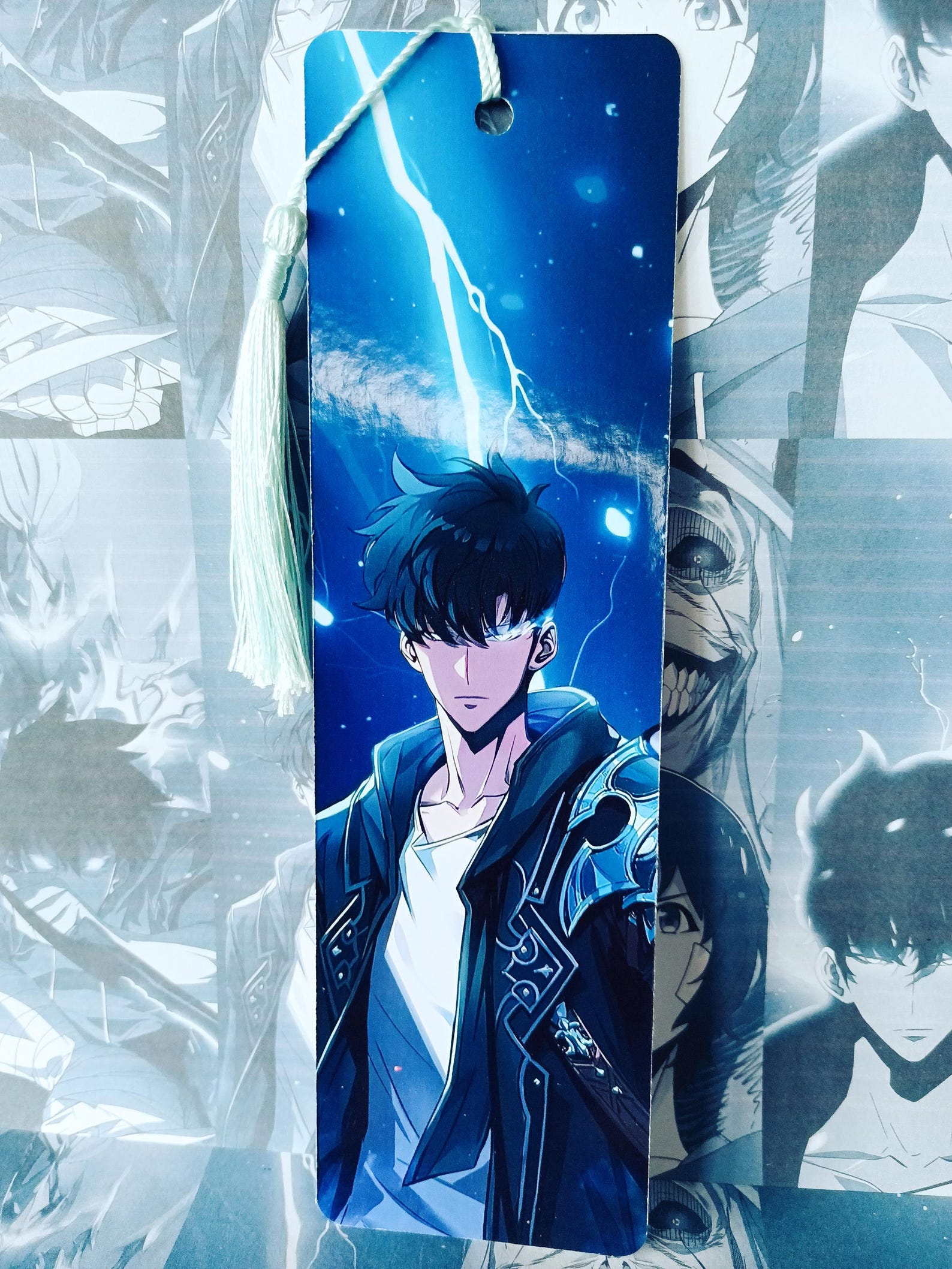 Anime Solo Leveling Bookmarks Adorable High Glossy Laminated Anime 4 ...