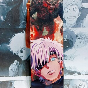 Anime Kaisen Bookmarks | Adorable High Glossy Laminated Anime 4 Pack ...