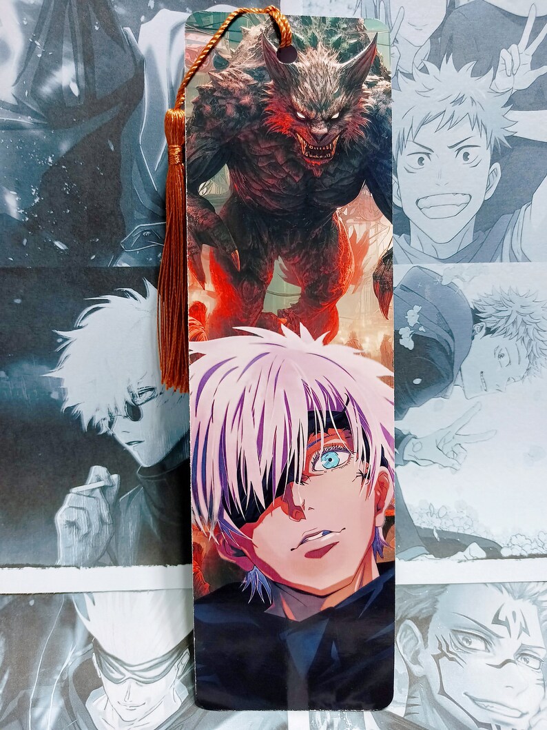 Anime Kaisen Bookmarks | Adorable High Glossy Laminated Anime 4 Pack ...