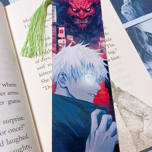 Anime Kaisen Bookmarks | Adorable High Glossy Laminated Anime 4 Pack ...