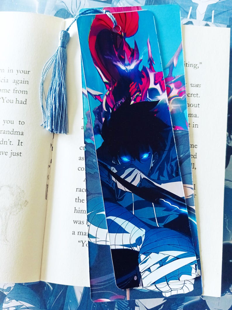 Anime Solo Leveling Bookmarks Adorable High Glossy Laminated Anime 4 ...