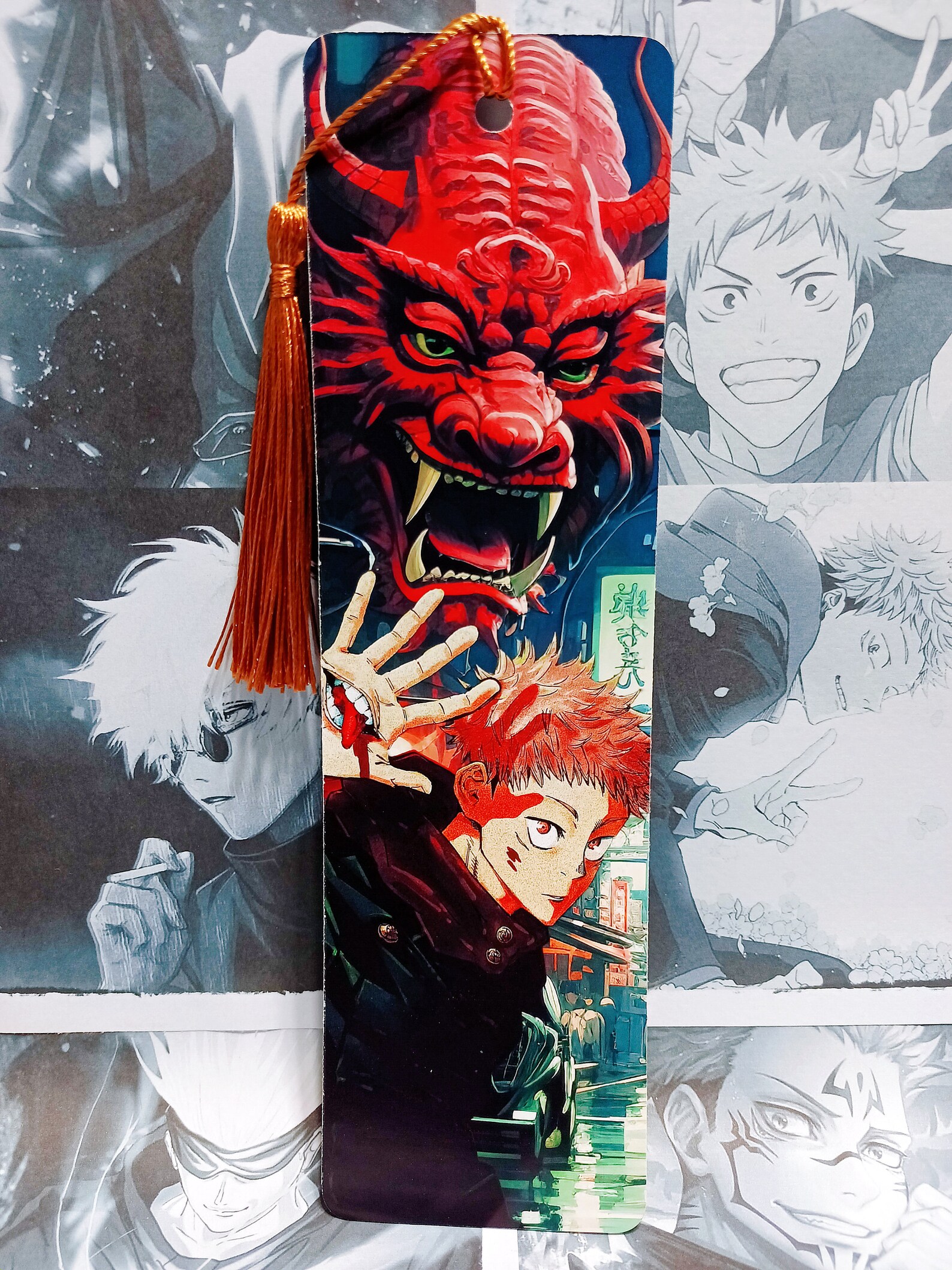 Anime Kaisen Bookmarks | Adorable High Glossy Laminated Anime 4 Pack ...