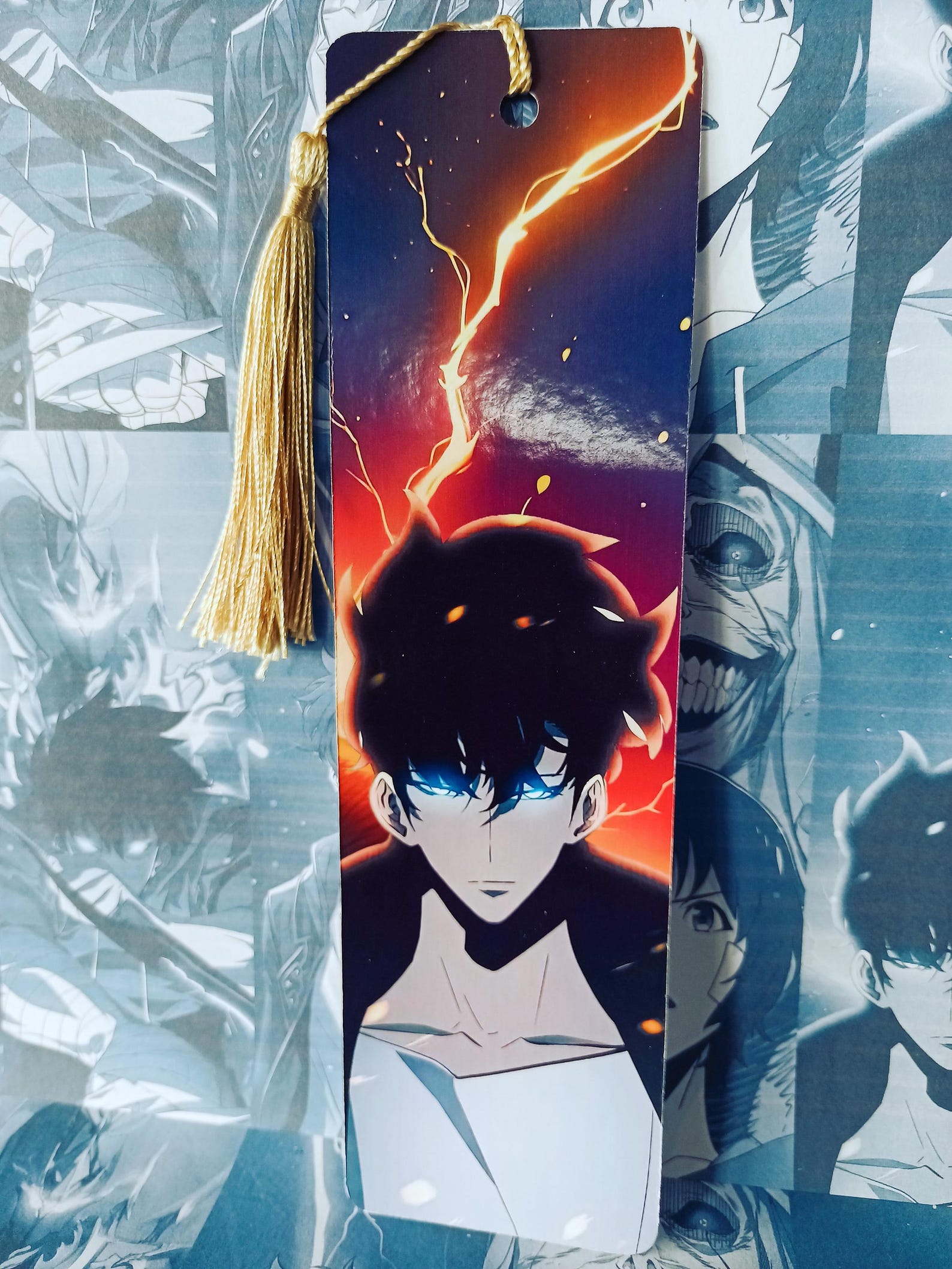 Anime Solo Leveling Bookmarks Adorable High Glossy Laminated Anime 4 ...