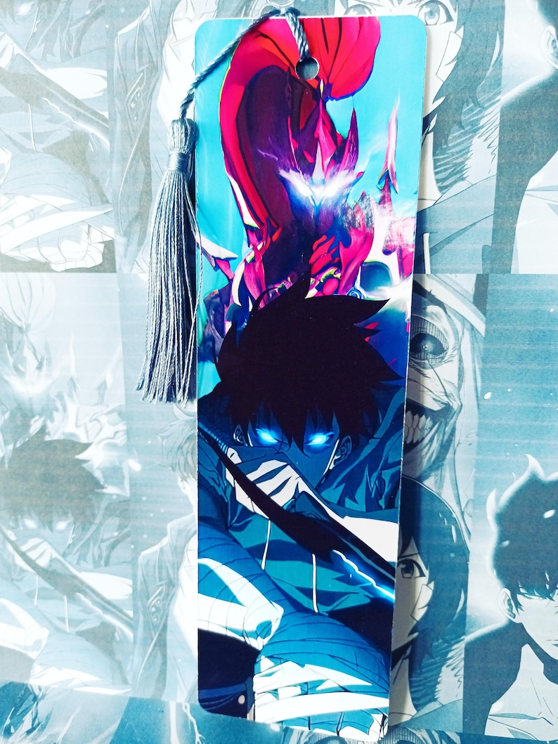 Anime Solo Leveling Bookmarks Adorable High Glossy Laminated Anime 4 ...