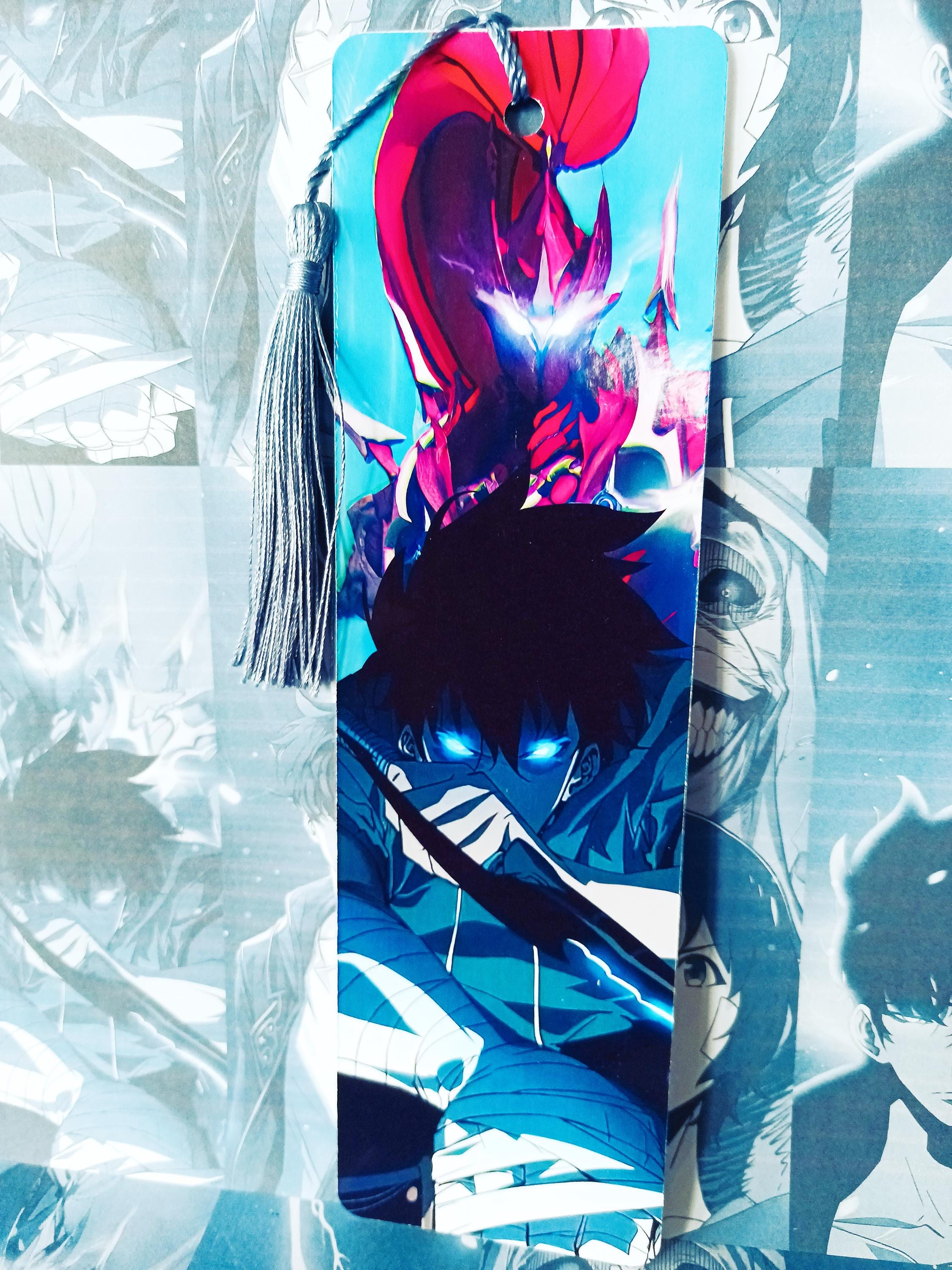 Anime Solo Leveling Bookmarks Adorable High Glossy Laminated Anime 4 ...