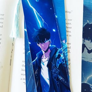 Anime Solo Leveling Bookmarks Adorable High Glossy Laminated Anime 4 ...